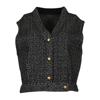 Maicazz Phina Vest - - Jackets - Damen - Schwarzk - L