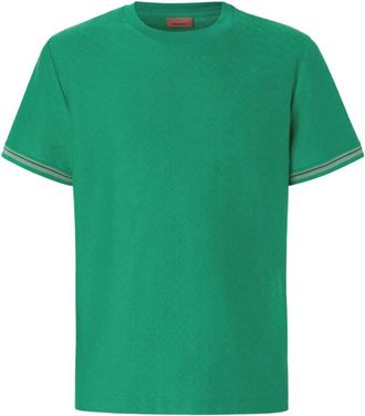 Missoni Homme, Tops, Vert, Taille: XS T-shirt ras du cou