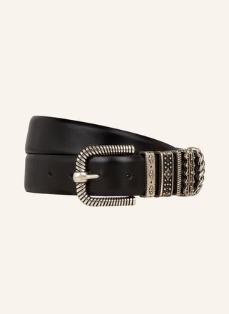 BA&SH Ba&Sh Lederg&uuml;rtel Berkane schwarz