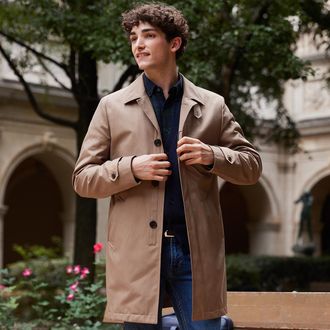 Bexley Aur&egrave;le II - Trench homme beige fonc&eacute;