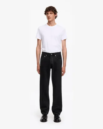 Arket OCEAN Loose Straight Jeans -Schwarz