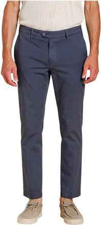 Mason's Homme, Pantalons, Bleu, Taille: XS Pantalon Chino New York