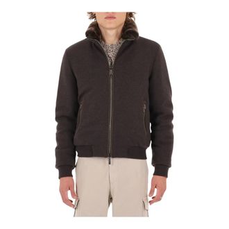 Moorer Bellati-MRW Bomber Jacket - Homme - Vestes - Brun - Taille: XL