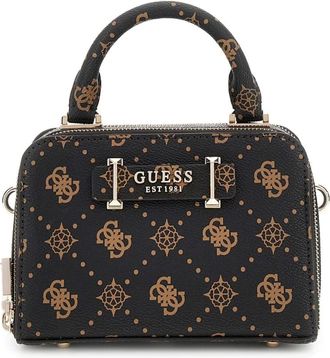 Guess Femme, Sacs, Brun, Taille: ONE Size Silia Girlfriend Sat Espresso Sac bandoulière