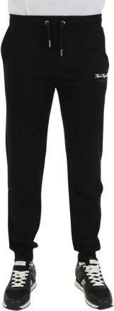 Karl Lagerfeld Homme, Pantalons, Noir, Taille: XL Drawcord Pantalons de surv&ecirc;tement