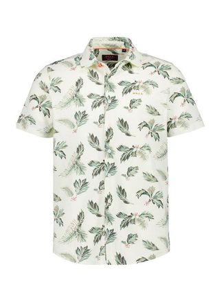 N.Z.A. Herren Kurzarmhemd beige Kent