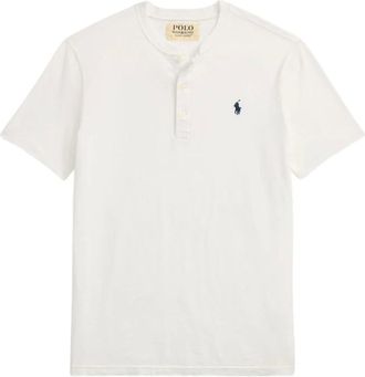 Polo Ralph Lauren Homme, Tops, Blanc, Taille: XL Maglia Serafino