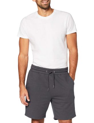 MERAKI Herren Baumwollshorts, Dunkelgrau, 36