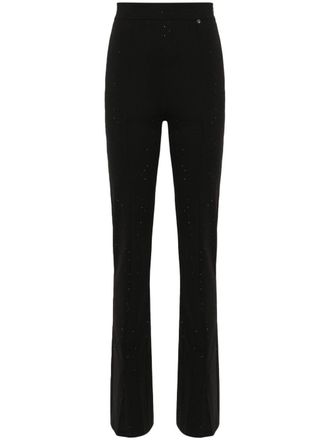 Nissa pantalon slim &agrave; starss - Noir