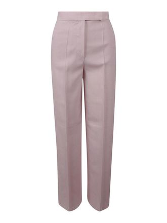 Max Mara Formale Hose - Rosa