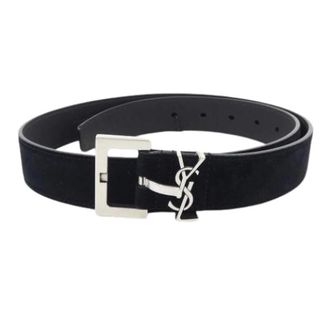 Saint Laurent Ceinture Vintage Pre-owned - Homme - Pre-owned - Noir - Taille: ONE Size