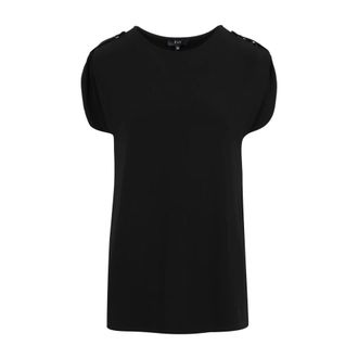 Fay Femme, Blouses et Chemises, Noir, Taille: 36 FR T-Chemises