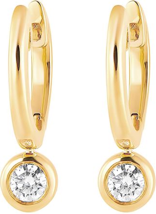 Edenly Creolen Frische - Éléa - 18 Karat Gelbgold und Diamanten