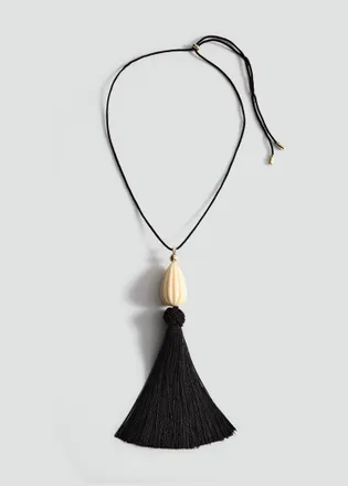 Mango NECKLACE KIOTO marron - Femme - Taille unique - MANGO