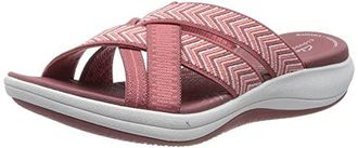 Clarks Femme Mira Grove Tongs, Rose, 38.5 EU