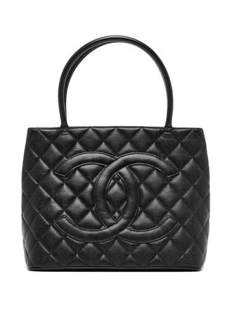 Chanel sac cabas Medallion (2000) - Noir