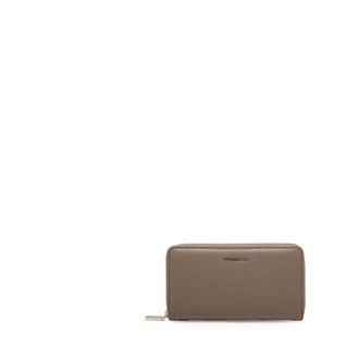 Coccinelle Femme, Accessoires, Beige, Taille: ONE Size Grand Portefeuille Beige avec Fermeture &Eacute;clair et Logo en M&eacute;tal