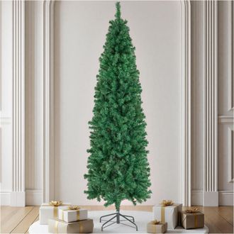 TecTake K&uuml;nstlicher Weihnachtsbaum, naturgetreu, Weihnachtsbaum mit biegsamen Zweigen, volumin&ouml;ses Nadelkleid, pflegeleicht, stabil, einfacher Aufbau, Tannenb