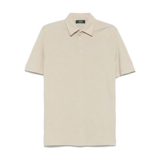 Zanone Homme, Tops, Beige, Taille: L T-shirts et Polos Beige