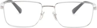 Gucci lunettes de vue à monture rectangulaire - Argent