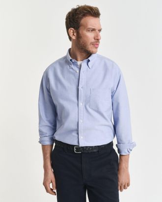 GANT Herren Relaxed Fit Heritage Oxford-Hemd (XXXL) MYOSOTIS Blau