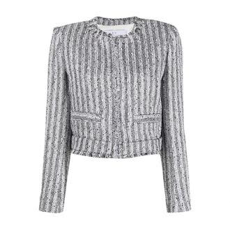 Iro L&auml;ssiger- mehrfarbiger Blazer - - Jackets - Damen - Grau - XL