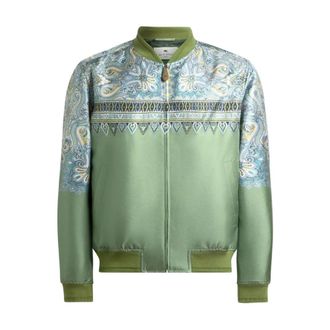Etro Paisley-Print Bomberjacke - - Jackets - Herren - Gr&uuml;n - S