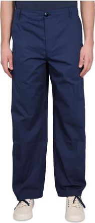 Kenzo Homme, Pantalons, Bleu, Taille: W40 Pantalon cargo droit