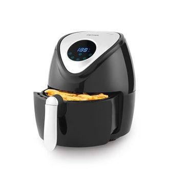 Petra Airfryer 4.5L Digital, Friteuse Sans Huile 1300W avec 7 Programmes de Cuisson, Friteuse &agrave; Air Chaud avec Panier Antiadh&eacute;sif et Circulation dAir, Minut