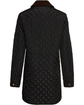 Brigitte von Sch&ouml;nfels Steppjacke Steppmantel mit Cordkragen