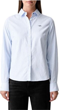 Aeronautica Damen, Blusen & Hemden, Blau, XSGr&ouml;&szlig;e
