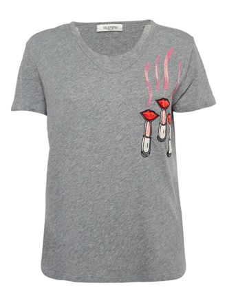 Valentino Garavani t-shirt en coton - Gris