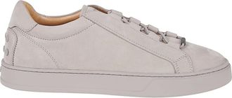 Tod's Homme, Chaussures, Gris, Taille: 44 1/2 EU Baskets en nubuck