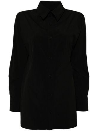 Yohji Yamamoto chemise à design asymétrique - Noir