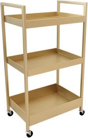 Generic Küchenwagen auf Rädern - Multifunktionaler Rollwagen für Zuhause und den Salon, Iron Art Design