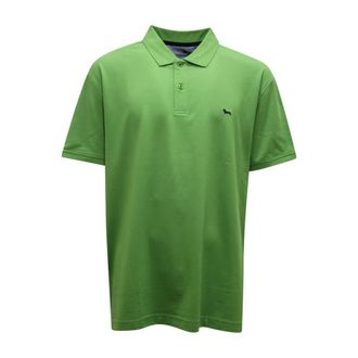 Harmont & Blaine Lrn033 Basic Stretch Piqu&eacute; Polo - - Tops - Herren - Gr&uuml;n - 4XL