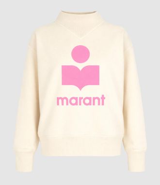 Isabel Marant Sweat Shirt Moby Ecru Pink