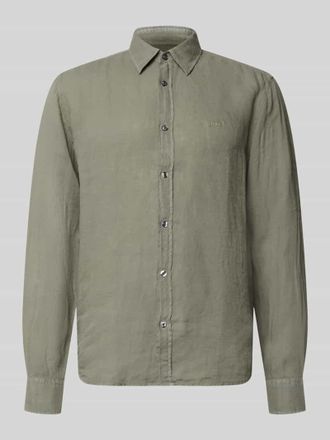 Boss Orange by Hugo Boss Regular Fit Freizeithemd aus reinem Leinen Modell RELEGANT