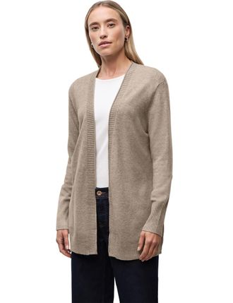 Street One Damen Cosy Cardigan mit Rollkante