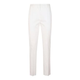 Max Mara Femme, Pantalons, Blanc, Taille: 36 FR Pantalon Cigarette