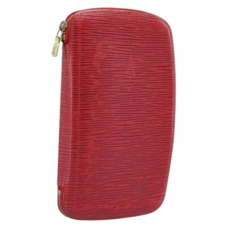 Louis Vuitton Portefeuille Vintage Epi Pre-owned - Femme - Pre-owned - Rouge - Taille: ONE Size