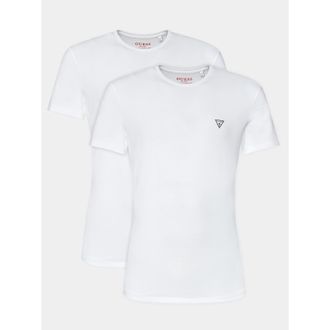 Guess T-Shirt-Set U97G02 KCD31 Wei&szlig; Regular Fit