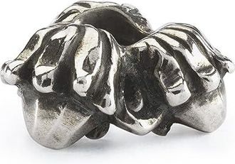 Trollbeads Collection automnale Pfötchenliebe Silberbeads, taille unique, Argent sterling, Pas de gemme