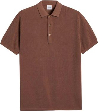 Aspesi Homme, Tops, Brun, Taille: XL Polo boutonn&eacute;
