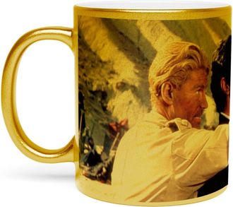 Fabulous Goldener Becher aus Verchromter Keramik - Bild von Film/Lawrence DArabie/Peter OToole/Omar Sharif B - 325 ml