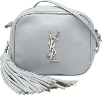 Saint Laurent Sac port&eacute; &eacute;paule Pre-owned - Femme - Pre-owned - Bleu - Taille: ONE Size