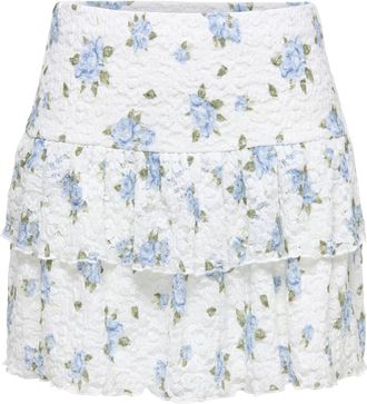 Only Onlsaga Lace Mini Skirt