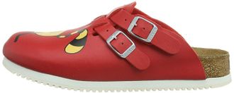 Birkenstock Kay Birko-Flor, Damen Clogs, Rot (Cat Red), 36 EU, 36 EU Schmal