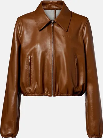 Gucci Veste bomber en cuir