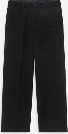 Arket Locker Geschnittene Hose Aus Wolle -Grau